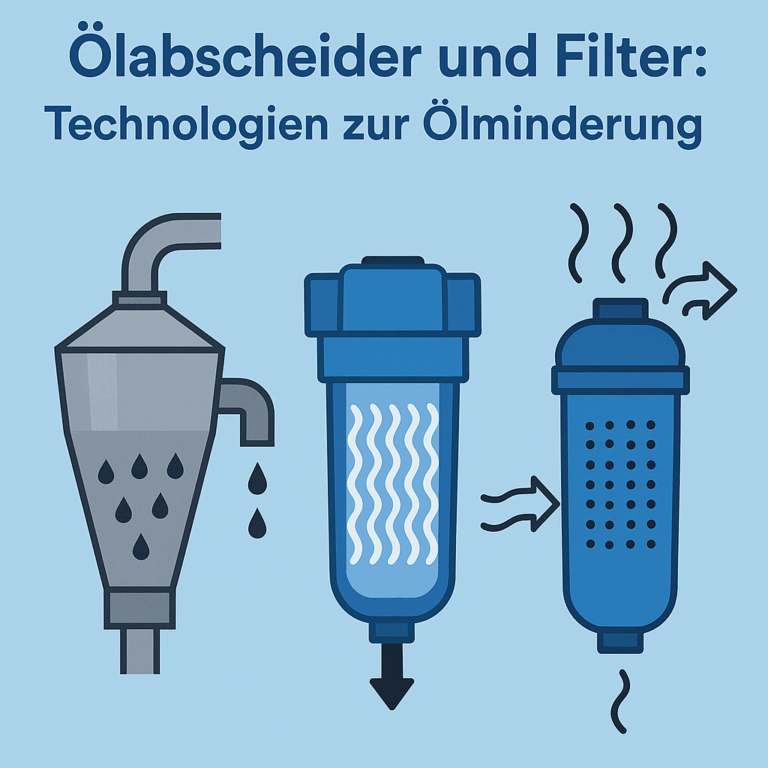 Ölabscheider und Filter in Druckluftsystemen